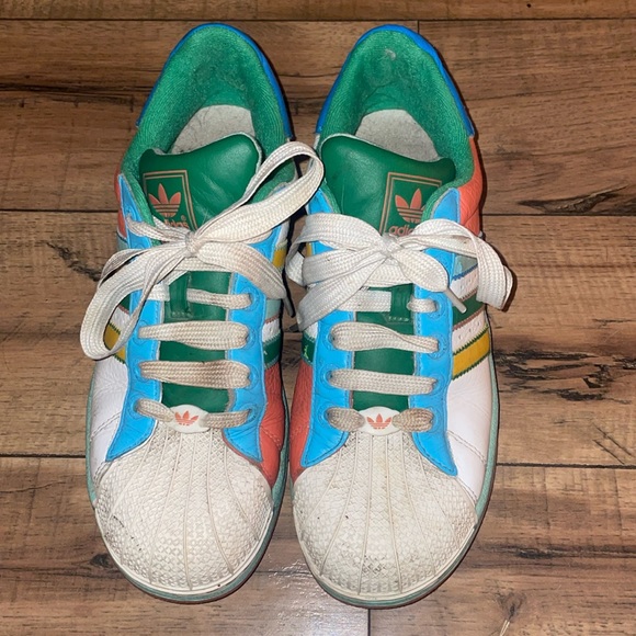 adidas Originals | Shoes | Multi Color Vintage Adidas Low Rise Leather ...